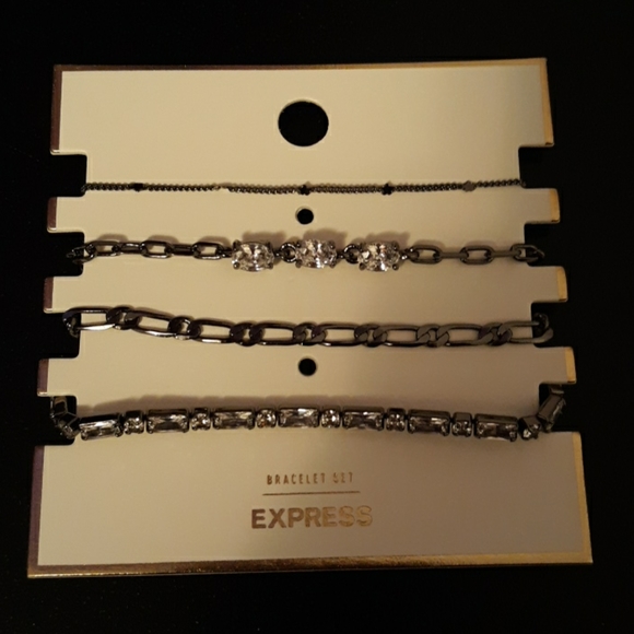 Express | Jewelry | New Express 4 Star Chain Bracelet Gift Set | Poshmark